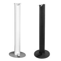 China Custom Logo Foot Pedal Activated Sanitiser Dispenser Stand Free Standing Foot Pump Sanitiser Stands for sale