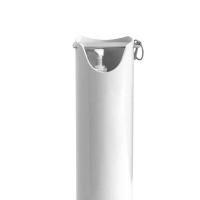 China Custom Logo Foot Pedal Activated Sanitiser Dispenser Stand Free Standing Foot Pump Sanitiser Stands for sale