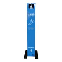 China 1 Gallon 3.8L Foot Pedal Pump Stainless Steel Hand Sanitizer Dispenser Stand for sale