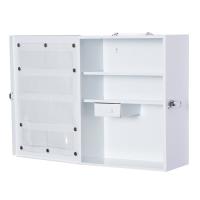 China Metal Empty Wall Mount First Aid Kit Box Medical Wall Box for sale
