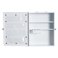 China Metal Empty Wall Mount First Aid Kit Box Medical Wall Box for sale