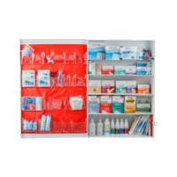 China White Steel Empty First Aid Kit Boxes First Aid Case for sale