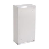 China Lockable Stainless Steel Wall Mounted First Aid Medicine Cabinet with 2 Shelves and Glass Door for sale