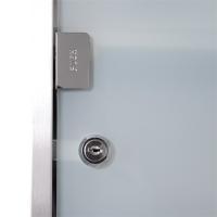 China Lockable Stainless Steel Wall Mounted First Aid Medicine Cabinet with 2 Shelves and Glass Door for sale