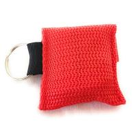 China First Aid Rescue Disposable CPR Mask Keychain Bag With CPR Face Shield for sale