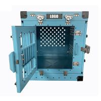 China Custom Medium Aluminum Folding Dog Kennel Box Collapsible 30 Inch 33 lbs for sale