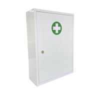 China Metal White First Aid Cabinet Public Workplace Wall Mount With Innner Box for sale