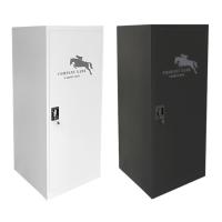 China Lockable Large White Metal Horse Equipment Saddle Box 140x60x60cm for sale