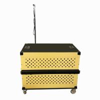 China Folding Aluminum Dog Box With Grooming Arm For Dog Show for sale