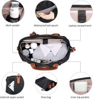 China Men Lightweight Duffel Travel Bag For Camping Separated Shoe Pouch 46X20X30CM for sale