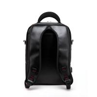 China Solid Leather Backpack Travelling Bag Laptop Waterproof PU Mens 11.4x6.7x19.3