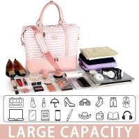 China Luxury Travel Duffel Bag Women Gear Gym Sleepover Shoulder 16X7.3X15.5 Inch for sale