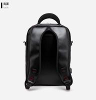 China 17 Inch Laptop Custom Travel Backpack School Bag USB Charging Port 42x32x14cm for sale