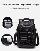 China 17 Inch Laptop Custom Travel Backpack School Bag USB Charging Port 42x32x14cm for sale