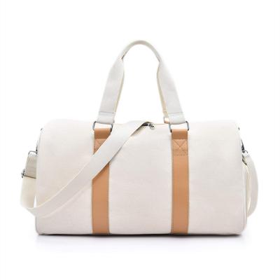 China Cream Travel Carry On Duffel Bags Plane 22 Inch 24 Inch 20X11X9 Inch for sale