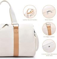 China Cream Travel Carry On Duffel Bags Plane 22 Inch 24 Inch 20X11X9 Inch for sale