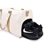 China Cream Travel Carry On Duffel Bags Plane 22 Inch 24 Inch 20X11X9 Inch for sale