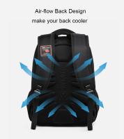 China Large Custom Travel Backpack Leather Zip Motorcycle Ventilative Compartment for sale