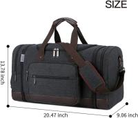 China Garment Large Custom Travel Bag Crossbody With Trolley Sleeve BSCI for sale