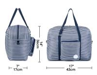 China 40l Weekender Nylon Travel Duffel Bags Foldable Lightweight Waterproof 17x14x7 for sale
