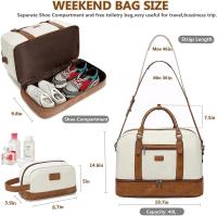 China Stylish Duffel Travel Bags With Laptop Compartment Toiletry 19 Inch 19.7x9.8x14.6
