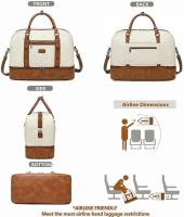 China Stylish Duffel Travel Bags With Laptop Compartment Toiletry 19 Inch 19.7x9.8x14.6