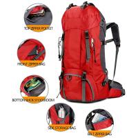 China Custom Logo Waterproof Lightweight Hiking Backpack 60l For Climbing for sale