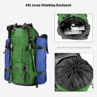 China Custom Logo Waterproof Lightweight Hiking Backpack 60l For Climbing for sale