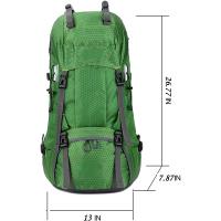 China Custom Logo Waterproof Lightweight Hiking Backpack 60l For Climbing for sale