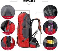 China Custom Logo Waterproof Lightweight Hiking Backpack 60l For Climbing for sale