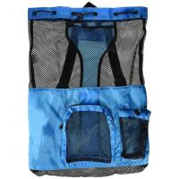 China Waterproof Drawstring Swim Bag , Mesh Equipment Bag 12