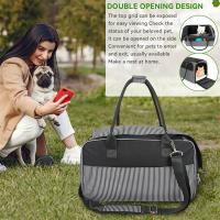 China Airline Approved Breathable Mesh Custom Travel Backpack Puppy Cat Dog Travel Pet Bag for sale