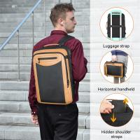 China Water Resistant Anti Theft Business Custom Travel Backpack with USB Charging Port for sale