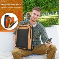 China Water Resistant Anti Theft Business Custom Travel Backpack with USB Charging Port for sale