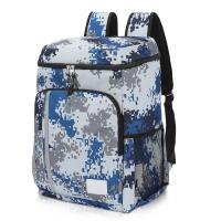 China Food Camo Insulated Cooler Bag Backpack Lunch Pockets 34x23x43cm for sale