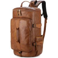China Stylish Men Weekender Custom Travel Bag Customized PU leather Material for sale