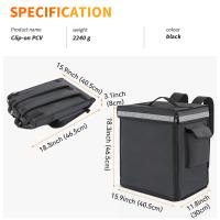 China Pizza Large Jumbo Insulated Cooler Bag Food Delivery Travel 15x11x18