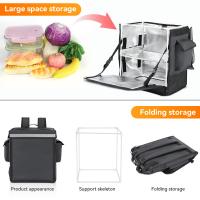 China Pizza Large Jumbo Insulated Cooler Bag Food Delivery Travel 15x11x18