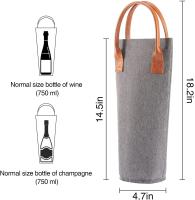 China Round Portable Insulated Cooler Bag For Baby Bottles Wine Ice Bag Small 4x14