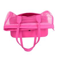 China Large Insulated Beach Tote Cooler Bag Handbag For Cold Drinks Pink for sale