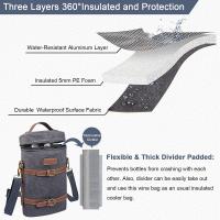 China Flexible Picnic Wine Heavy Duty Custom Insulated Cooler Bag Divider Pad Water Bottle 8x3x13