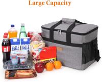 China 30 50 60 Can Insulated Collapsible Cooler Bag Tote Lunch Soft 40x27x31cm for sale