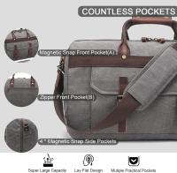 China Custom Large capacity Waterproof Genuine Leather Canvas Overnight Weekender Travel Bag for sale