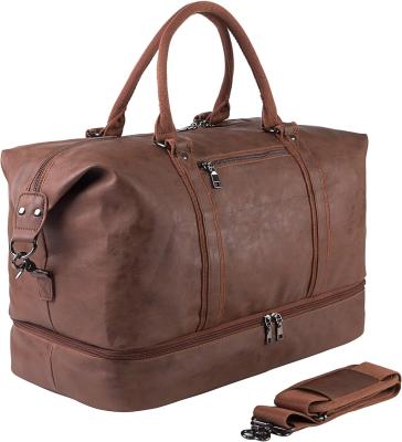 China 52L Waterproof  Overnight Weekendrt Carry On Custom Tote Duffel Travel Bag with Shoe Pouch for sale