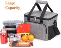 China Soft Sided Custom Insulated Cooler Bag For Groceries Lunch Box Tote Office 24 Can for sale