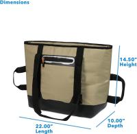 China Insulated Polyester Cooler Bag Camping Lunch Aluminium Foil 30 Can Backpack for sale
