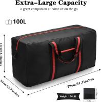 China Fodable Waterproof Overnight Weekender Customizable Duffle Bags 100L for Men and Women for sale