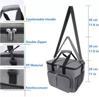 China Promotional Custom Insulated Cooler Bag Purse For Cakes Meal Small Polyester Picnic for sale