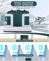 China Waterproof Airline Approved Carry On Laptop College Hiking Travel Backpack With Shoe Compartment For Women Men for sale