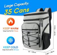 China Leakproof Cooler Tote Soft Insulated Lunch Bag For Adults Women 25 Liter for sale